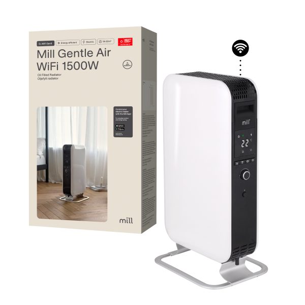 Mill Gentle Air WiFi oil filled radiator 1500W - Mill